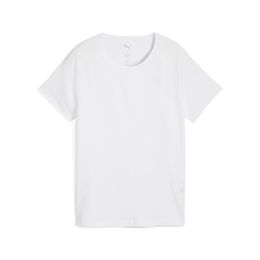 Trainingsshirt Puma "RUN CLOUDSPUN T-Shirt Damen", Damen, Gr. L, wei&szlig;, Obermaterial: 94% Polyester, 6% Elasthan, Rundhals, Shirts