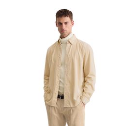 Marc O'Polo Langarmhemd MARC O'POLO "mit Button-Down-Kragen", Herren, Gr. M, Normalgr&ouml;&szlig;en, jonesboro cream, Obermaterial: 100% Baumwolle, unifarben, regular fit normal, Doppelmanschette, Hemden