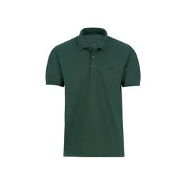 Poloshirt TRIGEMA "TRIGEMA Poloshirt in Piqu&eacute;-Qualit&auml;t", Herren, Gr. 5XL, gr&uuml;n (tanne), 100% Baumwolle, Basic, Shirts