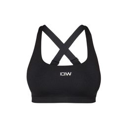 ICANIWILL Sport-BH Damen Gr&ouml;&szlig;e L schwarz / offwhite