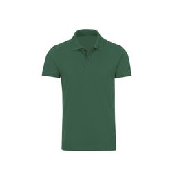 Poloshirt TRIGEMA "TRIGEMA Slim Fit Poloshirt aus DELUXE-Piqu&eacute;", Damen, Gr. M, gr&uuml;n (efeu), 100% Baumwolle, Basic, Shirts