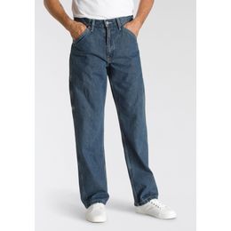 Levi's Cargojeans LEVI'S "568 STAY LOOSE CARPENTER", Herren, Gr. 32, L&auml;nge 34, blau (safe in charm), Denim/Jeans, Obermaterial: 100% Baumwolle, loose fit, Jeans