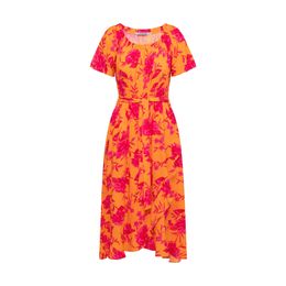 Quiosque Kleid Damen Gr&ouml;&szlig;e 58 orange Winterkleid