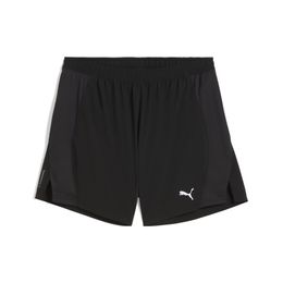 Trainingsshorts Puma "VELOCITY 5" Laufshorts Herren", Damen, Gr. S, Normalgrößen, schwarz, Obermaterial: 12% Elasthan, 88% Polyester; Einsatz: 100% Polyester; Innenhose: 100% Polyester, unifarben, regular fit, Hosen