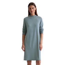 Marc O'Polo MARC O'POLO Damen Strickkleid "aus edlem Schurwolle-Viskose-Mix"slate blau, Gr. 32, unifarben, Obermaterial: 37% Polyamid, 34% Schurwolle, 25%