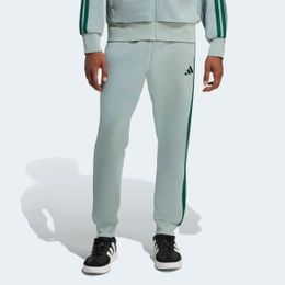 Sporthose adidas Sportswear "M 3S FL TC PT", Herren, Gr. L, N-Gr, wonder sage, collegiate gr&uuml;n, Obermaterial: 55% Baumwolle, 36% Polyester, 9% Viskose, Hosen Sporthose
