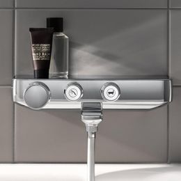 Grohe Grohtherm SmartControl Aufputz-Wannenarmatur mit Thermostat, 34718000,