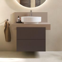 Duravit Balcoon Unterschrank mit Konsole, 2 Ausz&uuml;ge, BA90560IFIF0000+BA50120JGIG0000,