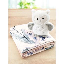 Decke mit Eule