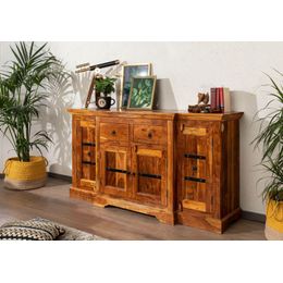 Sideboard Akazie 160x45x85 honig lackiert OXFORD #0902