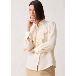 bonprix Bluse mit Seide, beige