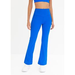bonprix Komfort-Sport-Leggings mit Handytasche ausgestellt, blau