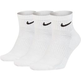 Nike Everyday Cushion Training Socks (3 Pairs) Bekleidung Herren wei&szlig; L