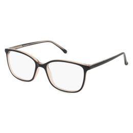 Fielmann MC 609 FA Brille Damen | Fassung: Vollrand, Quadratisch, Schwarz Rose