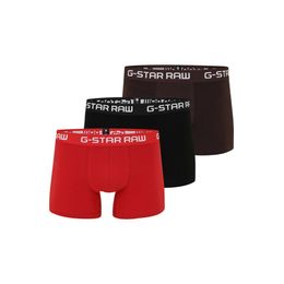 G-Star Raw G-STAR Boxershorts 'Classic' Herren Gr&ouml;&szlig;e M schoko / hellrot / schwarz / wei&szlig;
