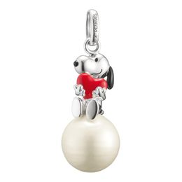 Thomas Sabo Anh&auml;nger Damen Gr&ouml;&szlig;e One Size rot / silber / perlwei&szlig;