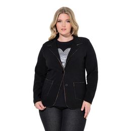 MIAMODA Between-Season Jacket female Black size 50