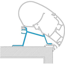 Dometic Dethleffs Caravan Adapter 4 m - Markisenadapter