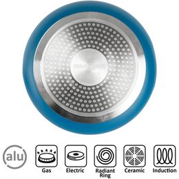 Brunner Pfanne Carezza mit Keramik Antihaft Beschichtung &Oslash; 26 cm - Camping Pfannen & Woks