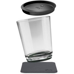 Silwy Magnet-Trinkbecher Triple - Pearl Grey (250 ml) - Gl&auml;ser