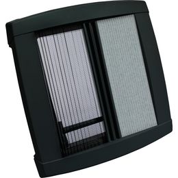 MPK VisionStar M Dachhaube Wohnwagen 400 x 400 mm ohne Dauerl&uuml;ftung schwarz f&uuml;r Dachdicken 55-90 mm - Dachhauben