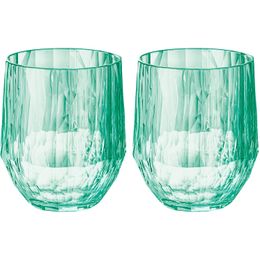 Koziol Superglas CLUB No. 23 2er Set 200 ml transparent jade - Gl&auml;ser