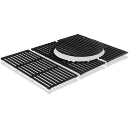 Enders Switch Grid Uniq Pro 3 Gussrost emailliertes Gusseisen mit herausnehmbarem Rundelement 68 x 49,5 cm - Grillroste, Pfannen und Platten