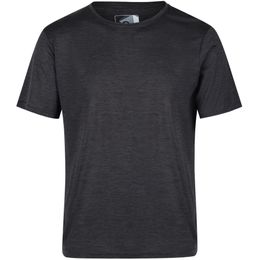 Regatta Fingal Edition Marl Herren T-Shirt schwarz L - Herrenshirts, -hemden & -pullover