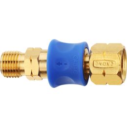 Cadac Quick Release Kupplungsst&uuml;ck mit Schnellkupplung f&uuml;r Gasgrill Schlauch D4 Anschluss Frankreich Gerade - Gasregler & Gasschl&auml;uche von Cadac 
