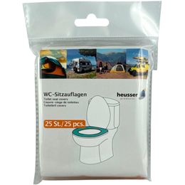 Heusser WC-Sitzauflagen Papierbrillen (25 St&uuml;ck) - Toilettenbeutel & Toilettenzubeh&ouml;r