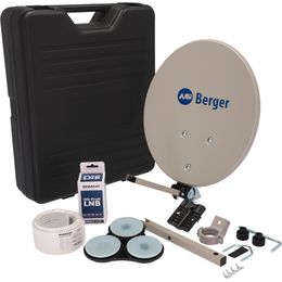 Berger Mobile Sat-Anlage Komplettset Single-LNB im Campingkoffer - Camping-Sat-Anlagen