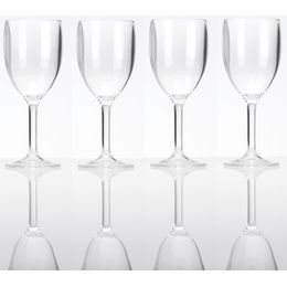 Flamefiled Weinkelche Set 4-teilig 290 ml Clear - Gl&auml;ser von Flamefield