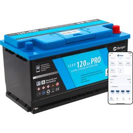 Berger LiFePO4 Lithium Batterie Pro 120 Ah 12 V mit Bluetooth & Heizung - Fahrzeug-Batterien