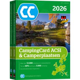 ACSI Stellplatzführer 2026 mit CampingCard Ermäßigungskarte niederländisch - Campingführer