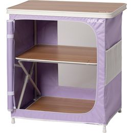 DEFA Campingschrank Beachy 80 x 48 x 80 cm pastellviolett - Faltschr&auml;nke