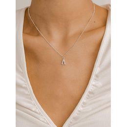 Hey Happiness Necklace 'Letter A' female Silver size Onesize