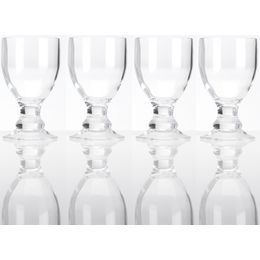 Flamefield Trinkglas Set 4-teilig 410 ml Klar - Gl&auml;ser