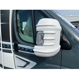 Milenco Spiegelschutz Sto&szlig;stangen f&uuml;r neue 2025 Fiat / Peugeot oder Citroen Wei&szlig; - Zubeh&ouml;r Caravanspiegel