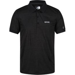 Regatta Remex II Herren Poloshirt schwarz M - Herrenshirts, -hemden & -pullover