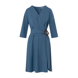 Quiosque Kleid '4UF010' Damen Gr&ouml;&szlig;e 40 marine Winterkleid