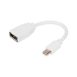 Digitus DisplayPort Adapterkabel wei&szlig;, mini DP - DP