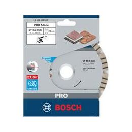 Bosch PRO Stone Diamanttrennscheibe, &Oslash; 150mm Bohrung 22,23mm