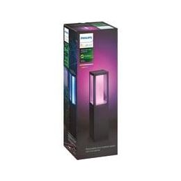 PHILIPS Hue White & Color Ambiance Impress Outdoor Sockelleuchte, LED-Leuchte schwarz