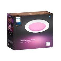 PHILIPS Hue White & Color Ambiance Slim Einbauleuchte 170 mm, LED-Leuchte wei&szlig;