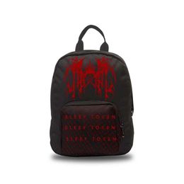 Sleep Token Grunge Logo Mini-Rucksack schwarz rot SMSTGRUN