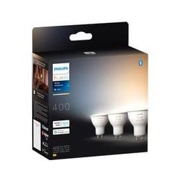 PHILIPS Hue White Ambiance GU10 Dreierpack 400 lm, LED-Lampe