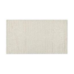 CS Schmal como Handtuft-Teppich Patna creme Wolle,Baumwolle,Synthetische Fasern Ma&szlig;e (cm): B: 80 Accessoires > Teppiche f&uuml;r das Wohnzimmer &raquo; Sofa DE