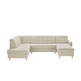 Wohnlandschaft Venus beige Ma&szlig;e (cm): B: 299 H: 88 T: 195.0 Sofas > Sofas nach Material > Stoffsofas &raquo; Sofa DE
