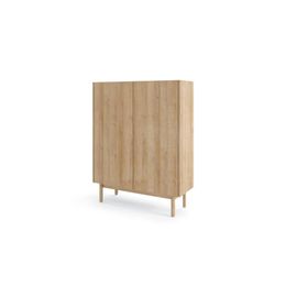 M&ouml;bel Kraft Highboard braun Ma&szlig;e (cm): B: 97 H: 122 &raquo; M&ouml;bel Kraft