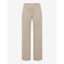 Brax Damen Palazzohose Style MAINE STONE, hellbeige, Gr. 34